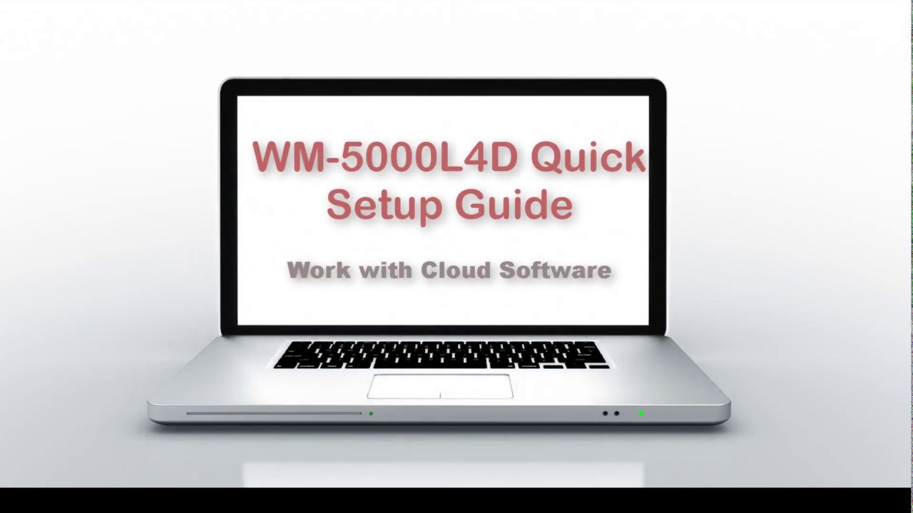 JWM 5000L4D Cloud software Quick Setup Video - YouTube