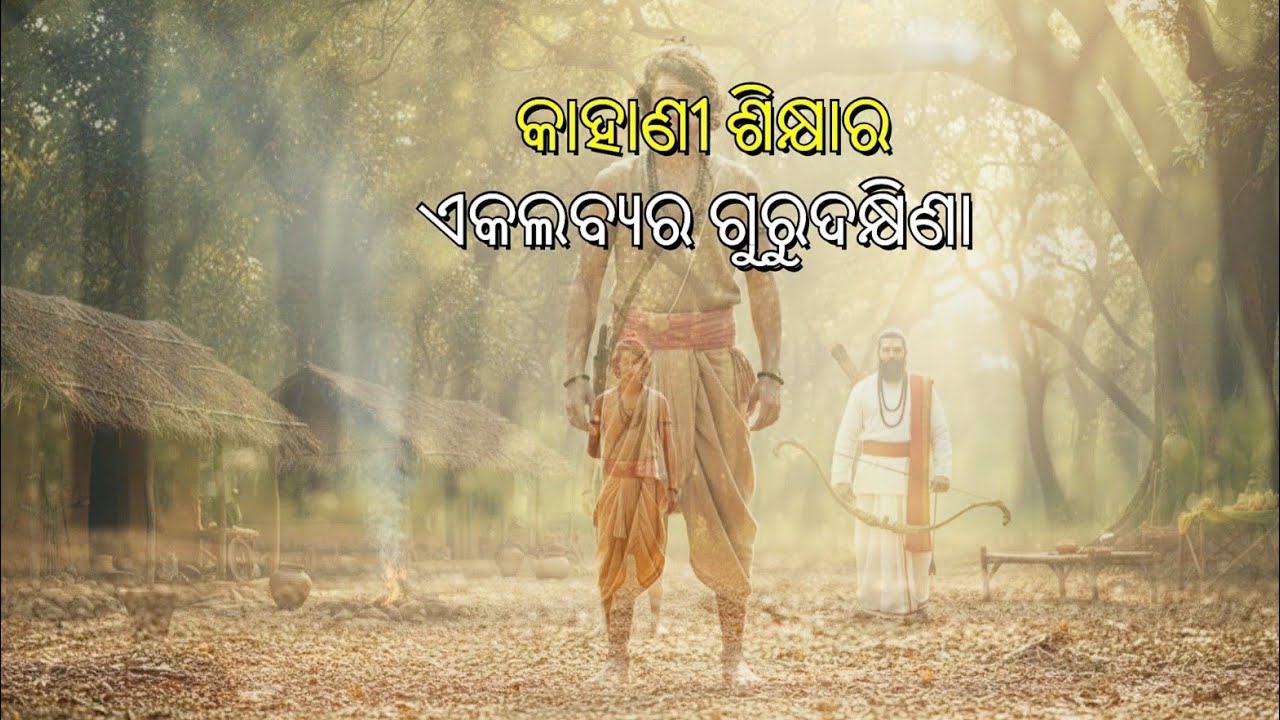 Odia Story | Reimagining Legendary Characters : Ekalavya । Guru Bhakti ...