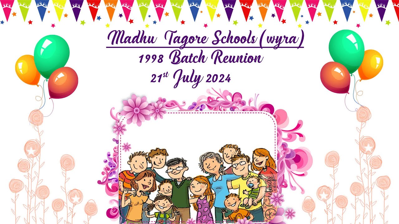 1998 Batch Reunion || Madhu Tagore Schools (wyra) ||Live Streaming ||On ...