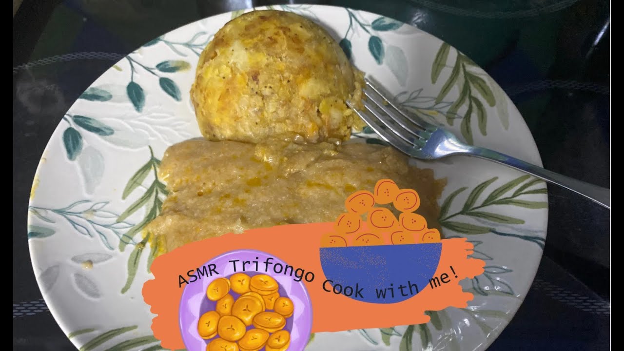 ASMR Cook with me! Mofongo Trifongo Caribbean Puerto Rico Food. Cooking ...
