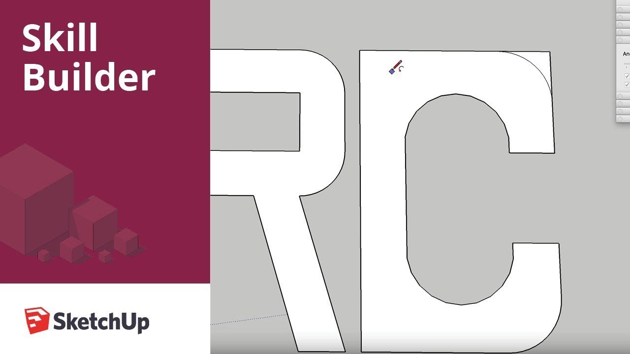 Using the Arc Tool to Create Arcs in SketchUp — Skill Builder - YouTube