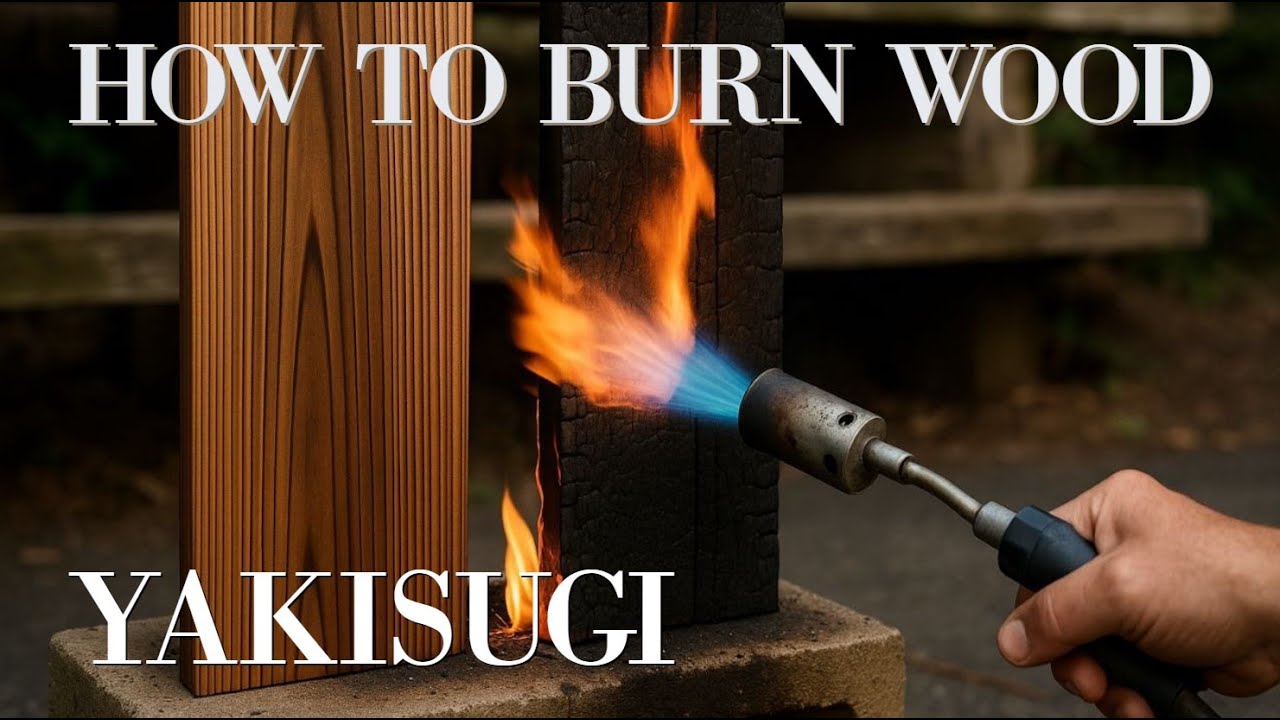 I burned wood like the ancient Japanese You won´t beleive the results ...