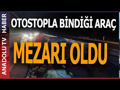 YOLCULUK FELAKETE DÖNÜŞTÜ: 1 ÖLÜ, 2 YARALI