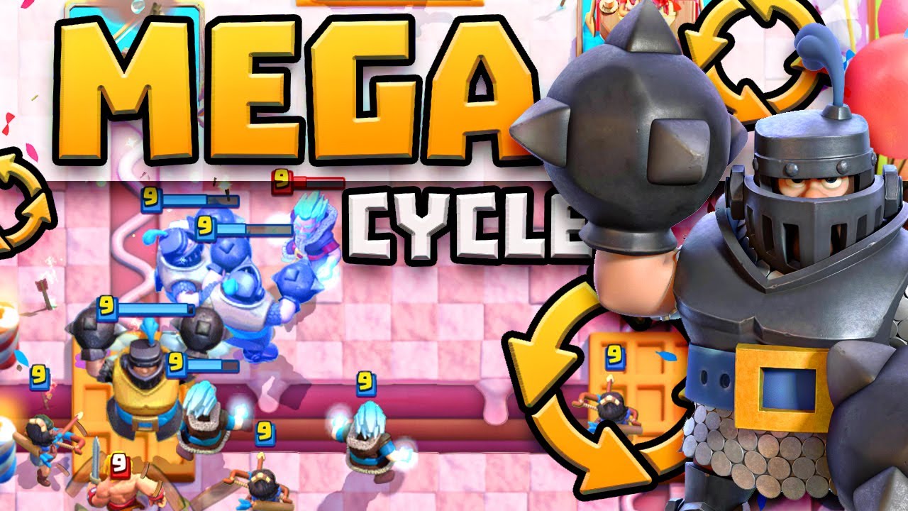 NEW MEGA KNIGHT CYCLE DECK IS NUTS - YouTube
