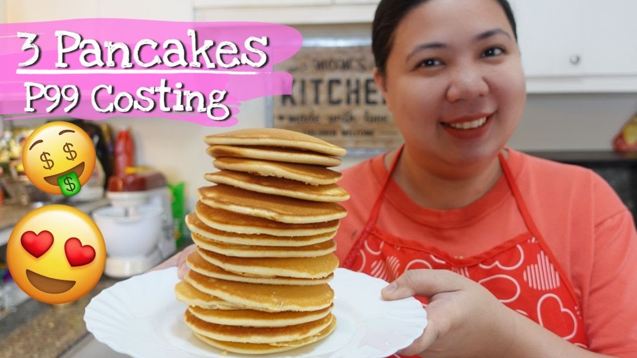 PANCAKE Recipe with Costing | 3 Variants! - YouTube