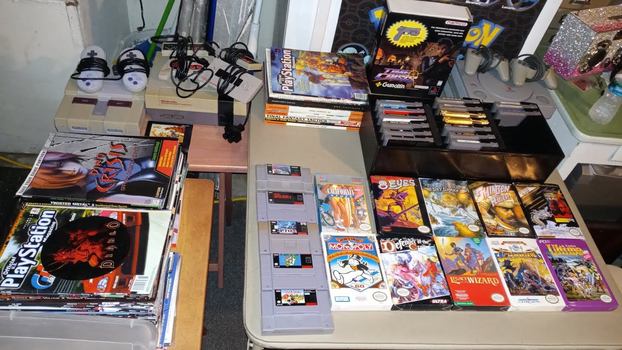Crazy Video Game Collection Update NES SNES Strategy Guides ...