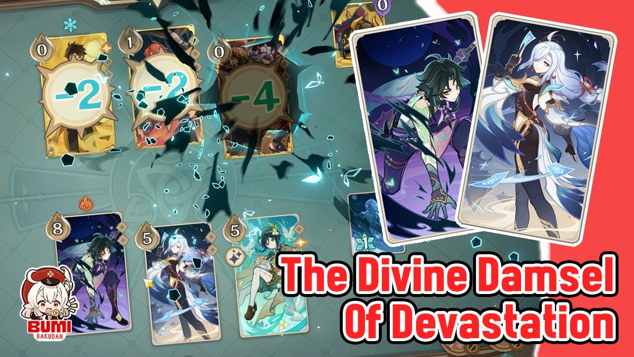 For Real?! Shenhe, The Divine Damsel of Devastation | Genshin TCG - YouTube