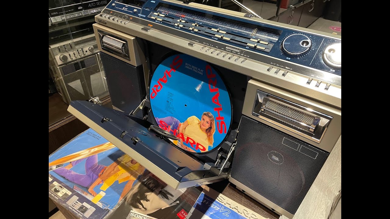 vintagemoscow. магнитола sharp vz v2 - YouTube