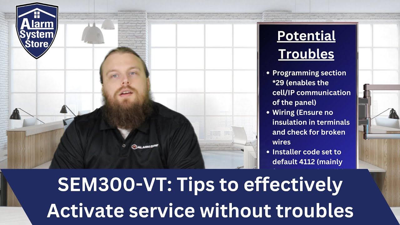 How to Successfully Install Alarm.com SEM300-VT without Hiccups - YouTube