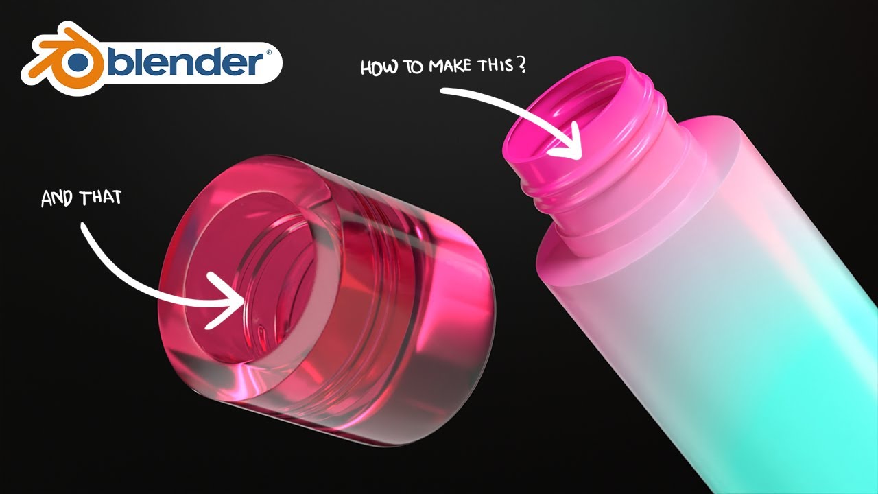 Blender - Bottle Thread Lid Modeling Tutorial - YouTube