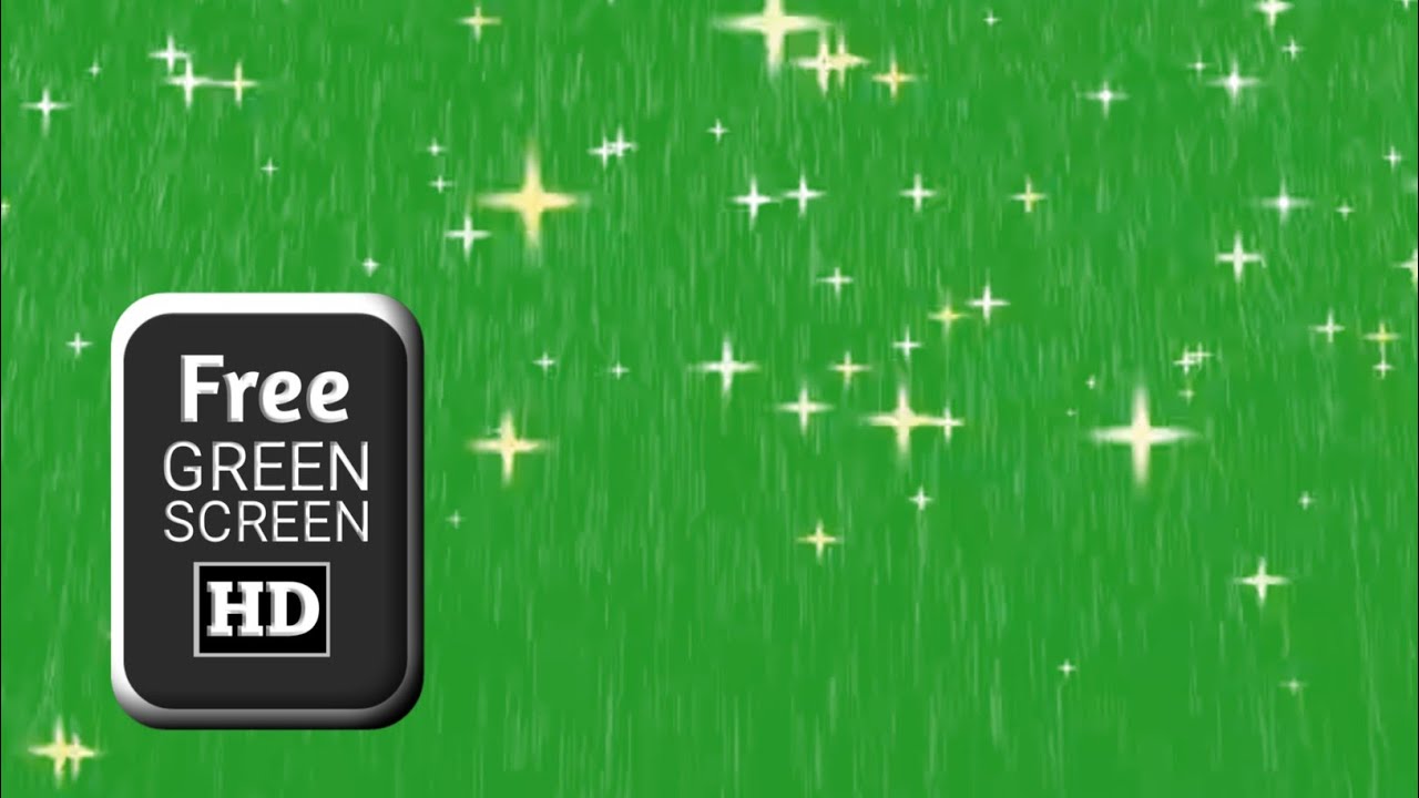 star rain green screen video effects | Green screen star video | Rain ...
