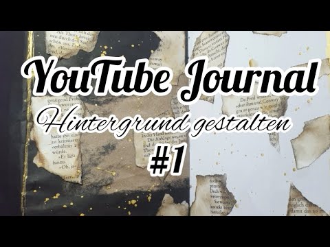 journal with me* YouTube Journal* Wir gestalten einen Hintergrund - YouTube