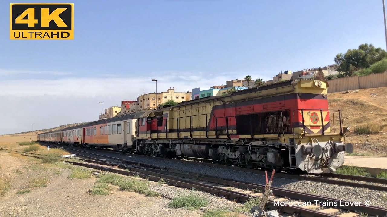 La DH-367, EMD GT26CW-2 assure TLR-503 entre à Fès depuis Nador, prise ...