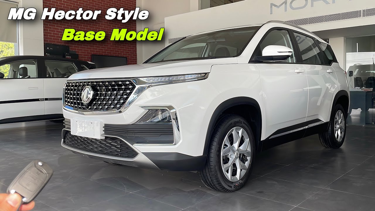MG Hector Style (Base Model) 2024 ️ MG Hector Base Model 2024 !! - YouTube