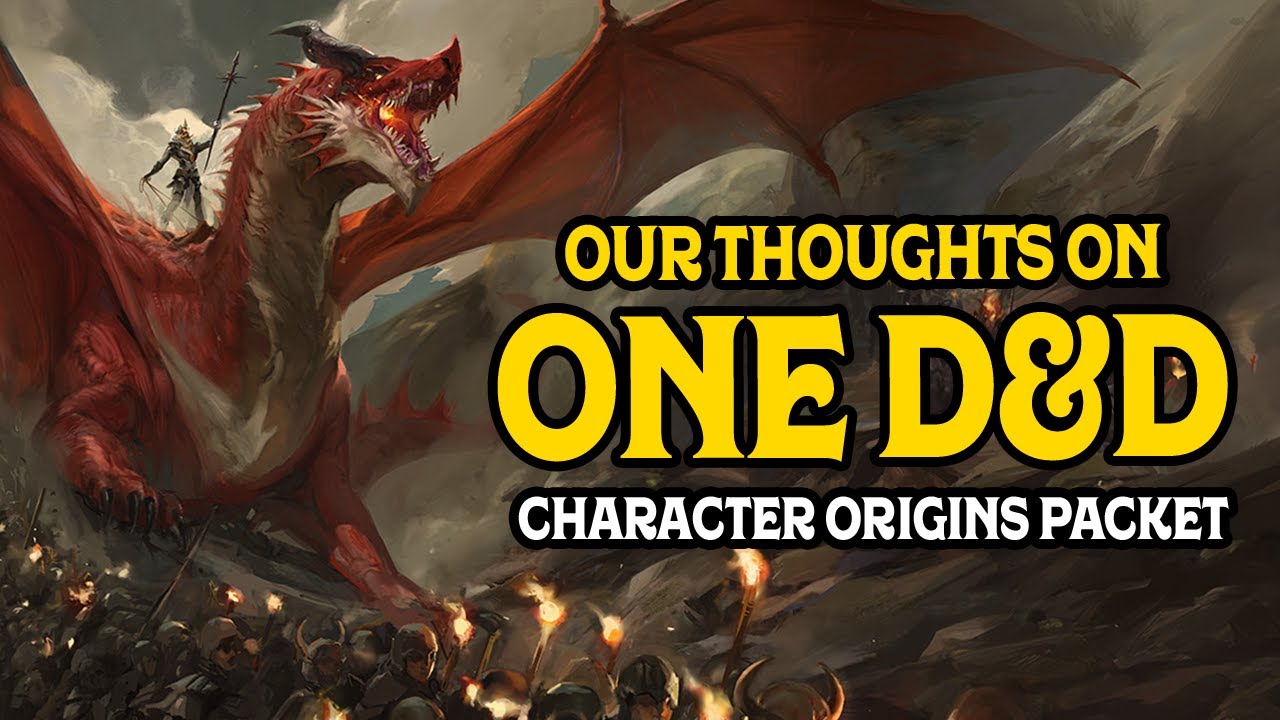 Our Thoughts on the One D&D Character Origins Playtest Packet - YouTube