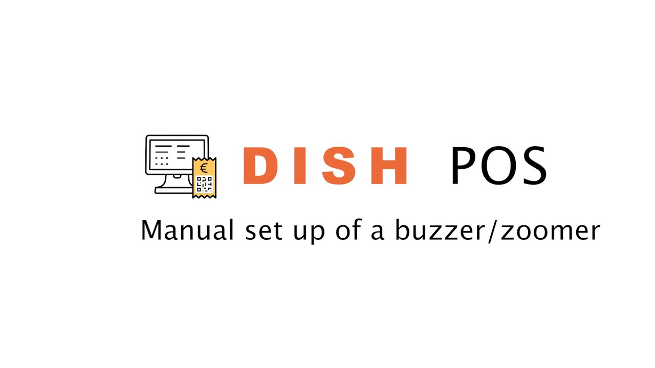 DISH POS - Manual set up of a buzzer/zoomer - YouTube