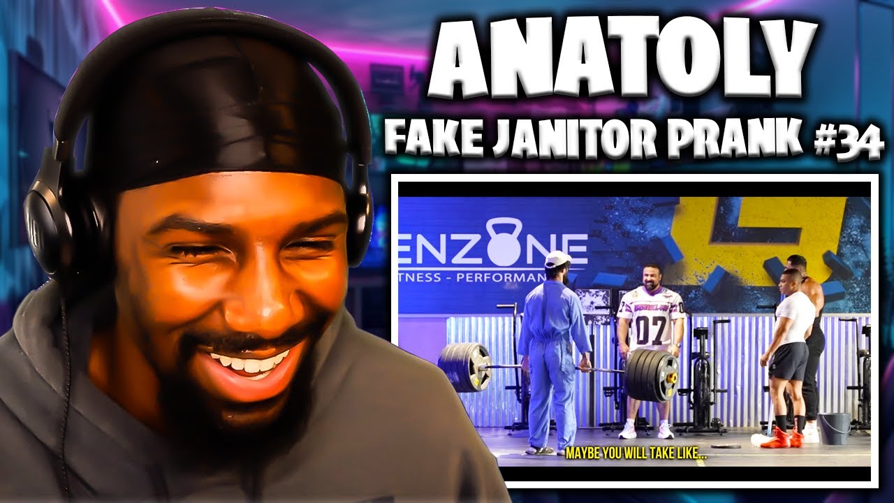 Powerlifter Disguised as Janitor SHOCKS Everyone! | Anatoly Prank ...