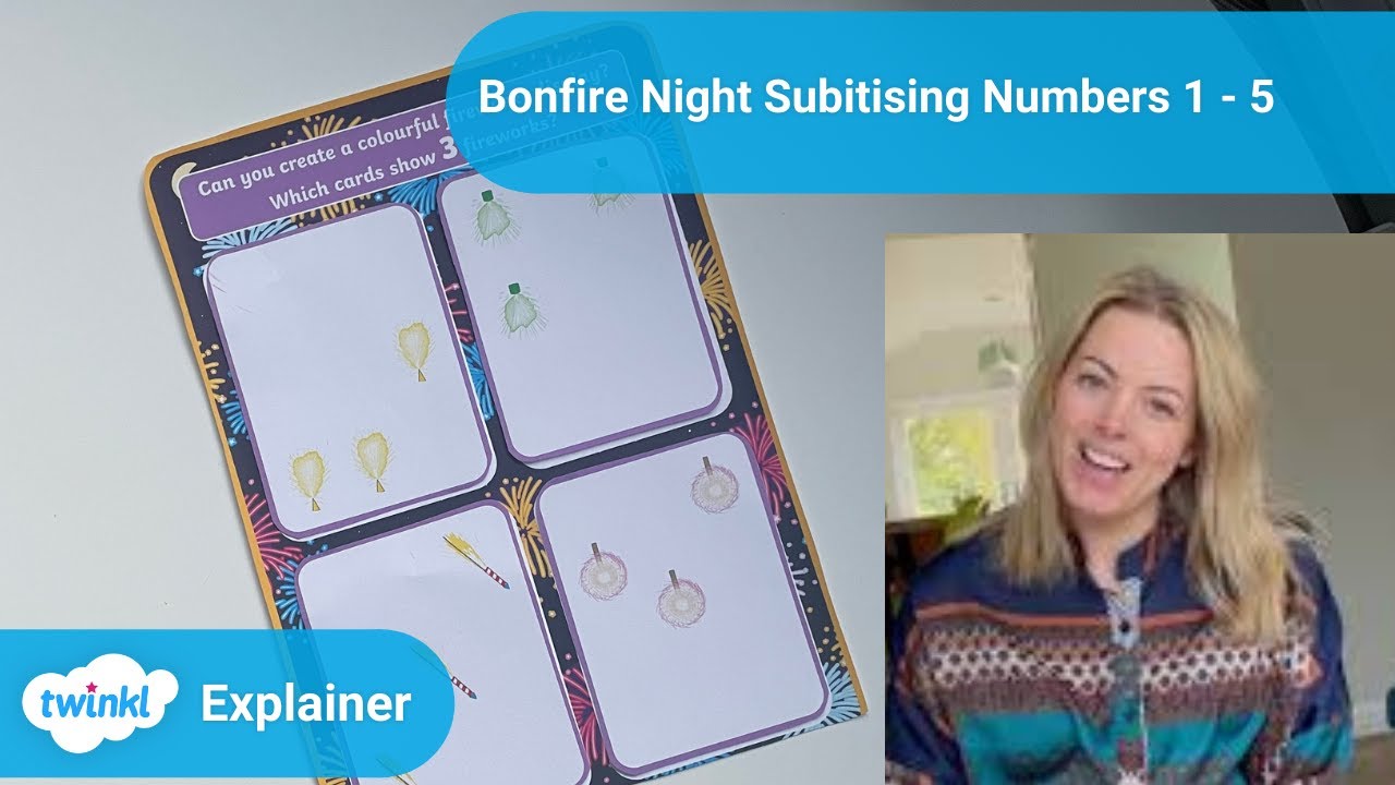 Bonfire Night Subitising 1 - 5 - YouTube