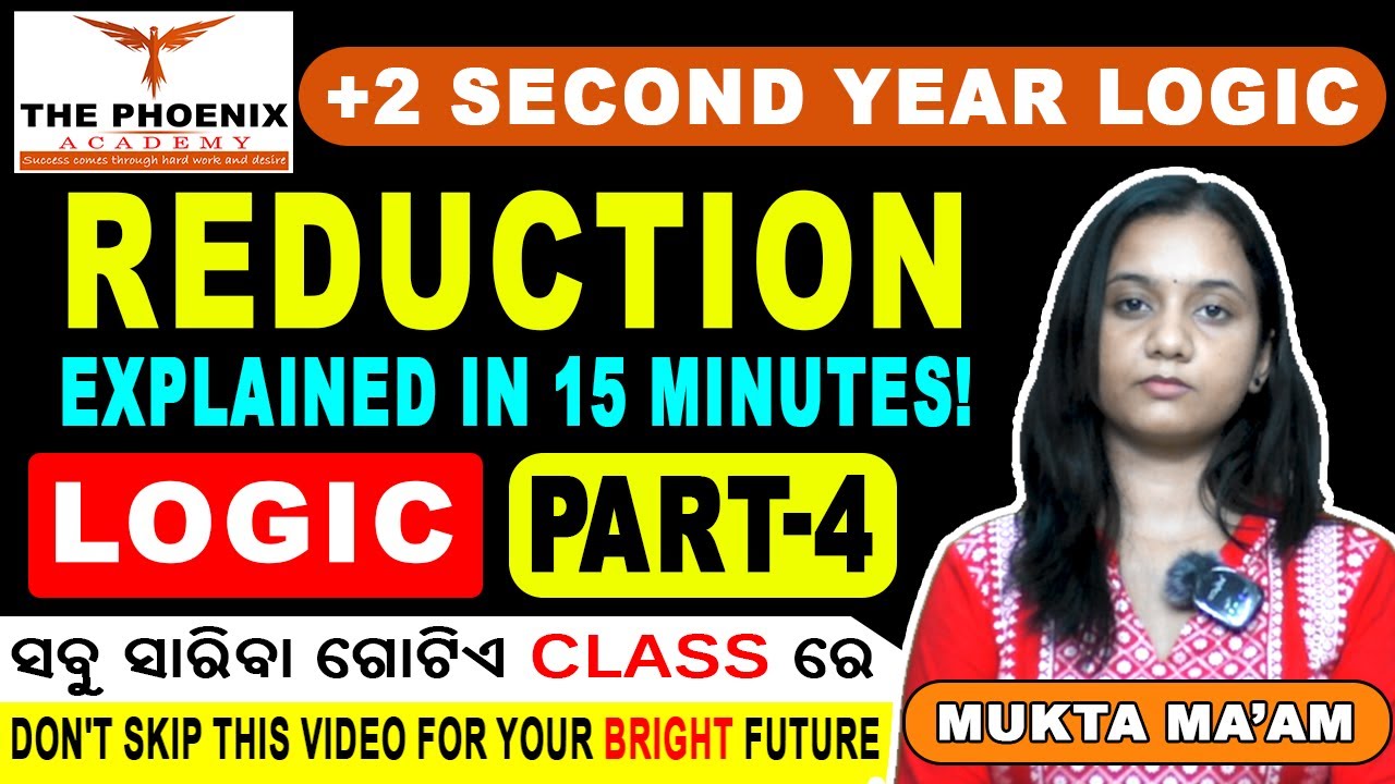 🔥Direct Reduction Logic Explained in 15 Minutes | Class 12 Logic - YouTube