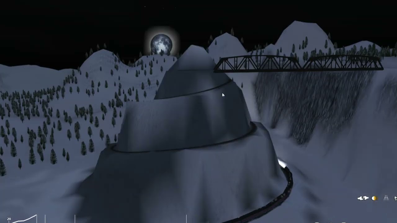 POLAR EXPRESS 1225 - NORTH POLE MOUNTAIN TRACKS RIDE! - TRAINZ RAILROAD ...