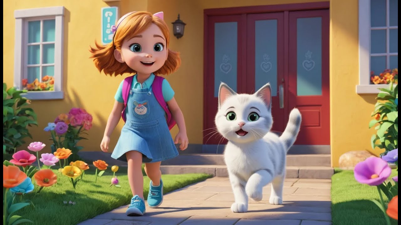Emma Had a Tiny Cat | Cute Cat Song for Kids | Fun Animal Adventure ...