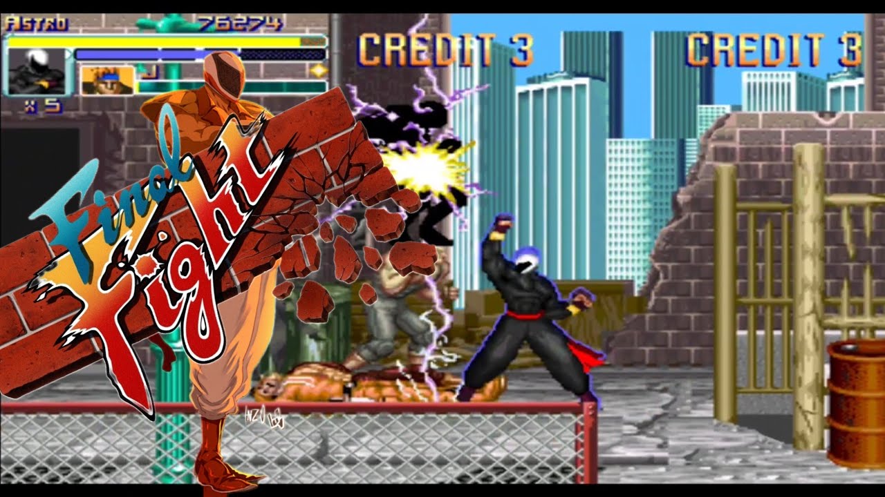 Final Fight Forever - OpenBOR game Astro gameplay demo - YouTube