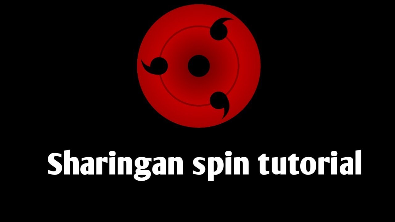 Sharingan spin easy tutorial (AkatKase) - YouTube