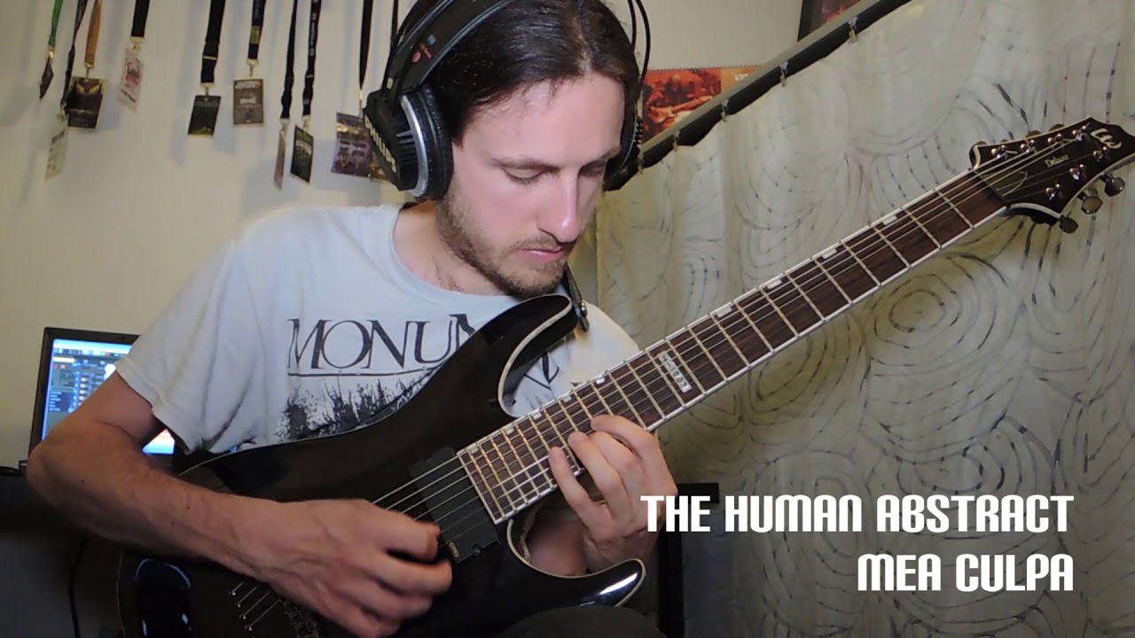 The Human Abstract - Mea Culpa Guitar Solo Cover - YouTube