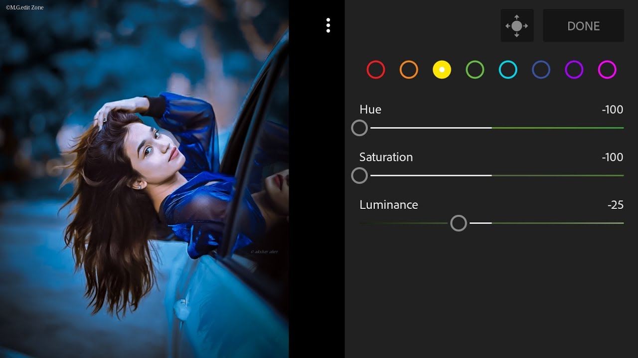 Lightroom mobile blue color effect photo editing//preset download free ...
