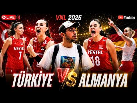 🔥 TÜRKİYE - ALMANYA CANLI | Filenin Sultanları VNL 2026 Dev Maç!