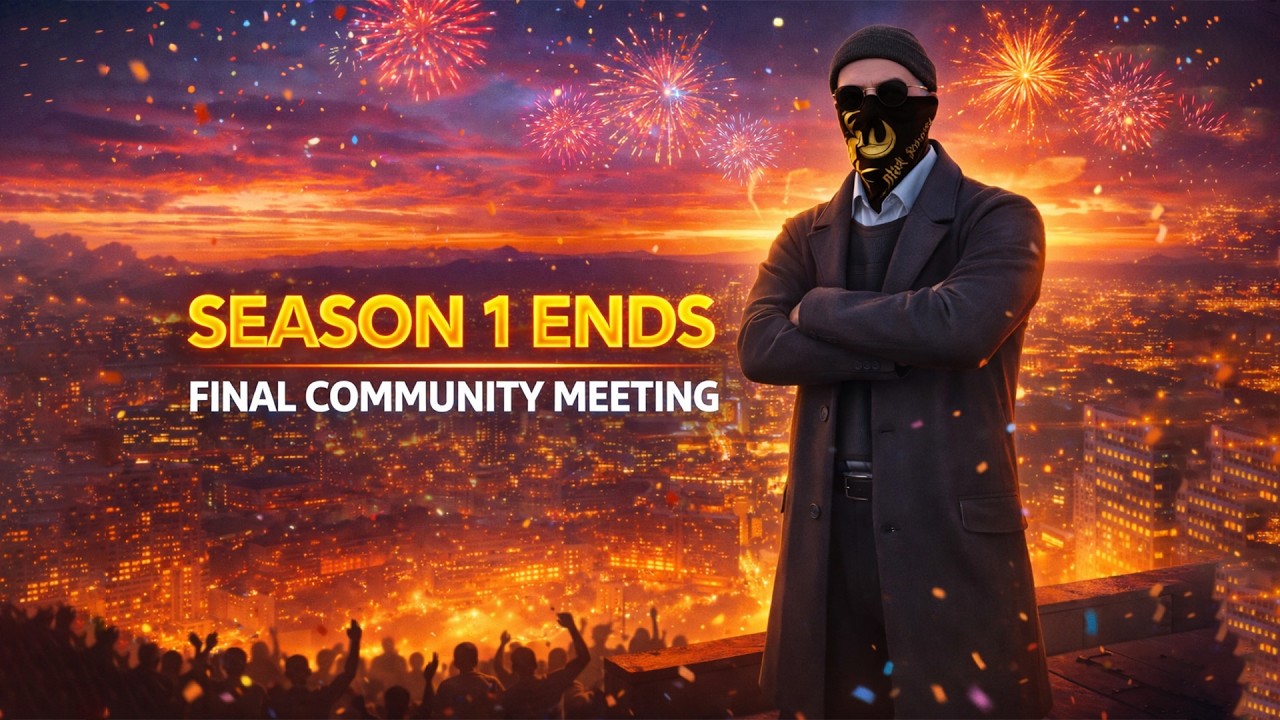💥 SEASON 1 FINALE COMMUNITY MEETING | BIG ANNOUNCEMENTS + FUN GAMES ...