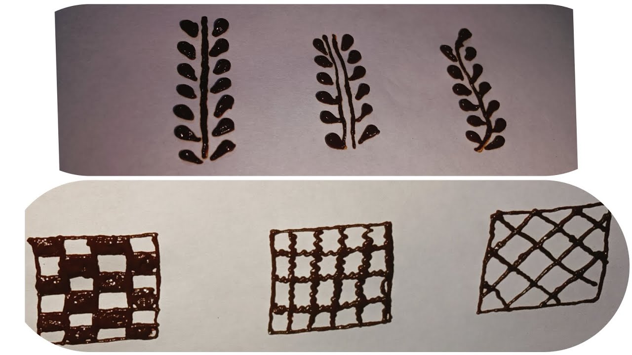 Different types of Starting mehandi design for learners| Simple ...