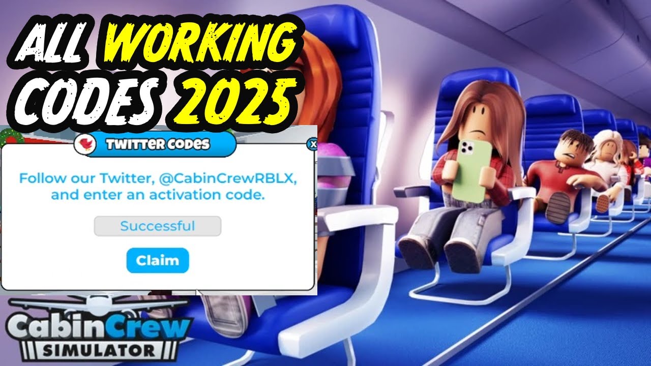 Cabin Crew Simulator Codes January 2025 | 🎁 ALL NEW ROBLOX CABIN CREW ...