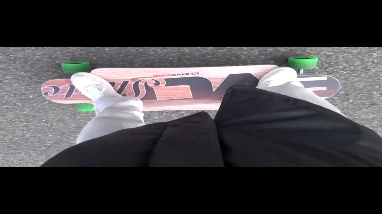 E-Skate Electric Skateboard Evo-Skate Curve 500 Brushless - YouTube