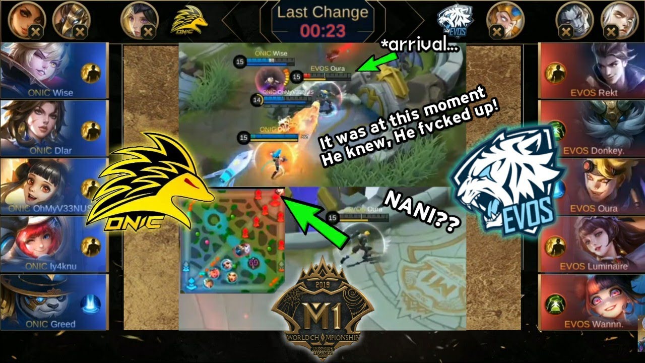 Onic PH vs Evos Legends M1 World Championship Game 1 - YouTube