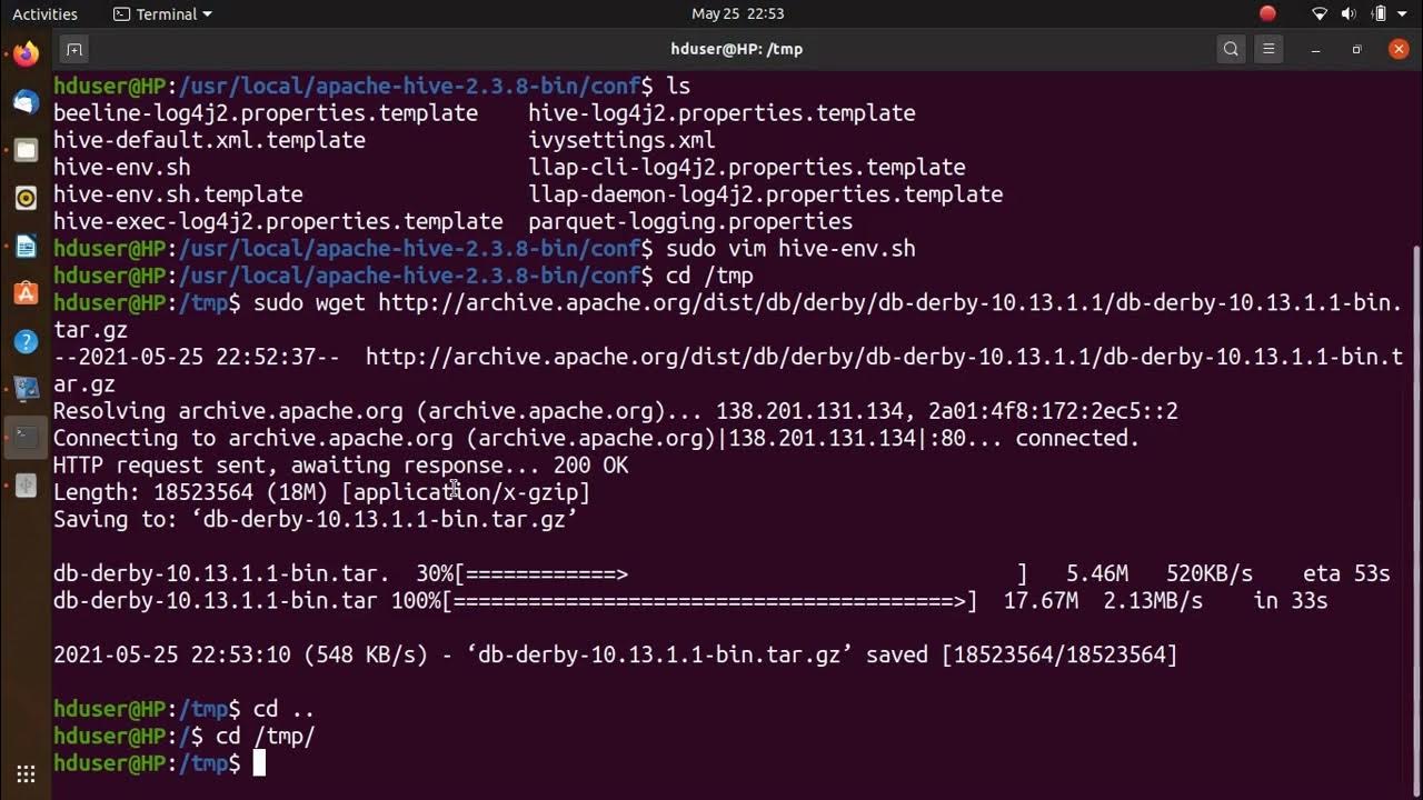 hive installation on ubuntu - YouTube