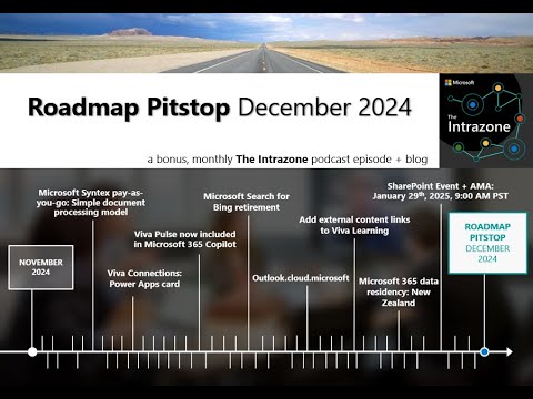 SharePoint Roadmap Pitstop December 2024 - YouTube