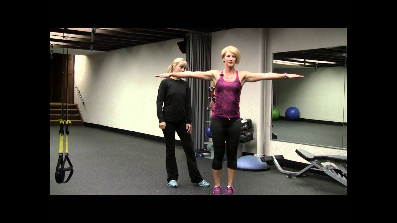 Standing oblique knee raise - YouTube