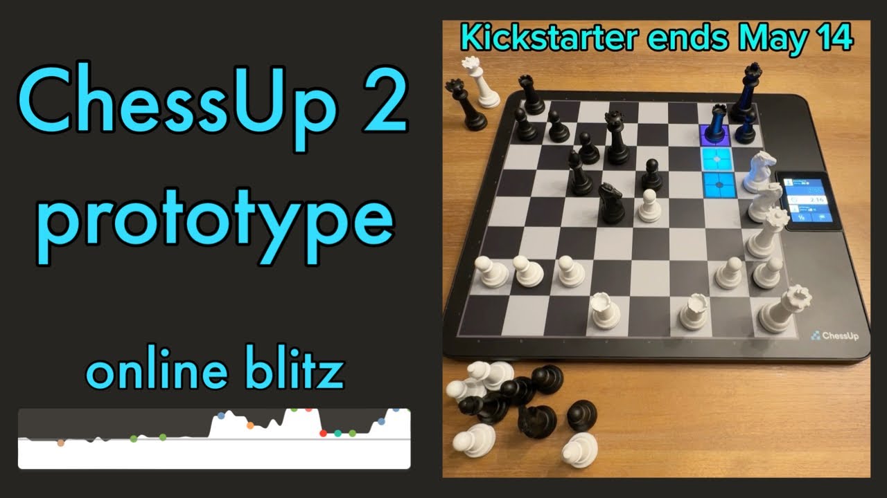 ChessUp 2 prototype + online blitz - YouTube