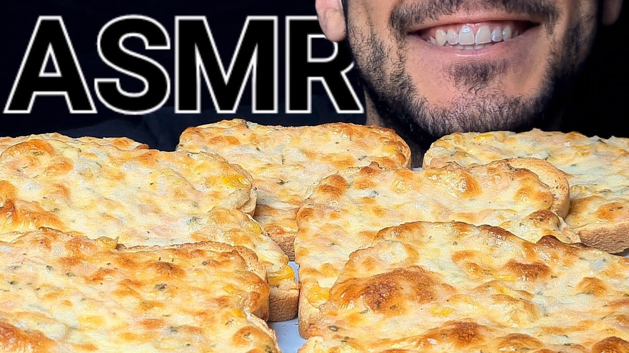 ASMR CRUNCHY CHEESE TOAST (EATING SOUNDS) NO TALKING MUKBANG - YouTube