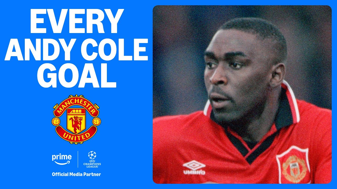 EVERY Andy Cole goal in the UEFA Champions League 🔴 - YouTube