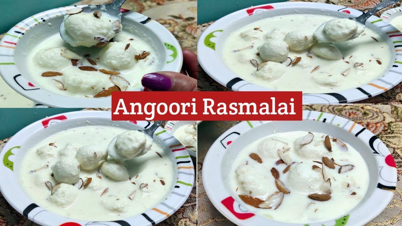 Angoori Rasmalai by MILK only | Angoori Rasmalai Recipe | Raj Rabdi ...