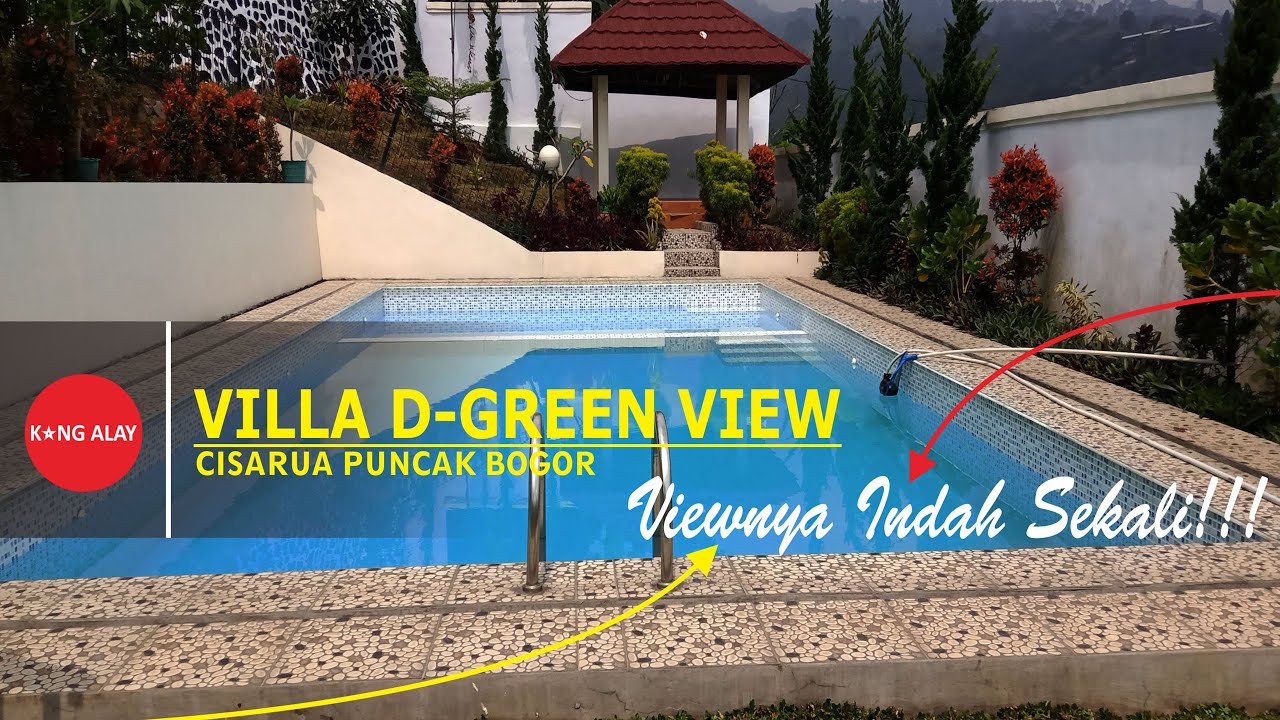 Villa Puncak D-Green View Memiliki Kamar 9 Dengan View Yang Indah di ...