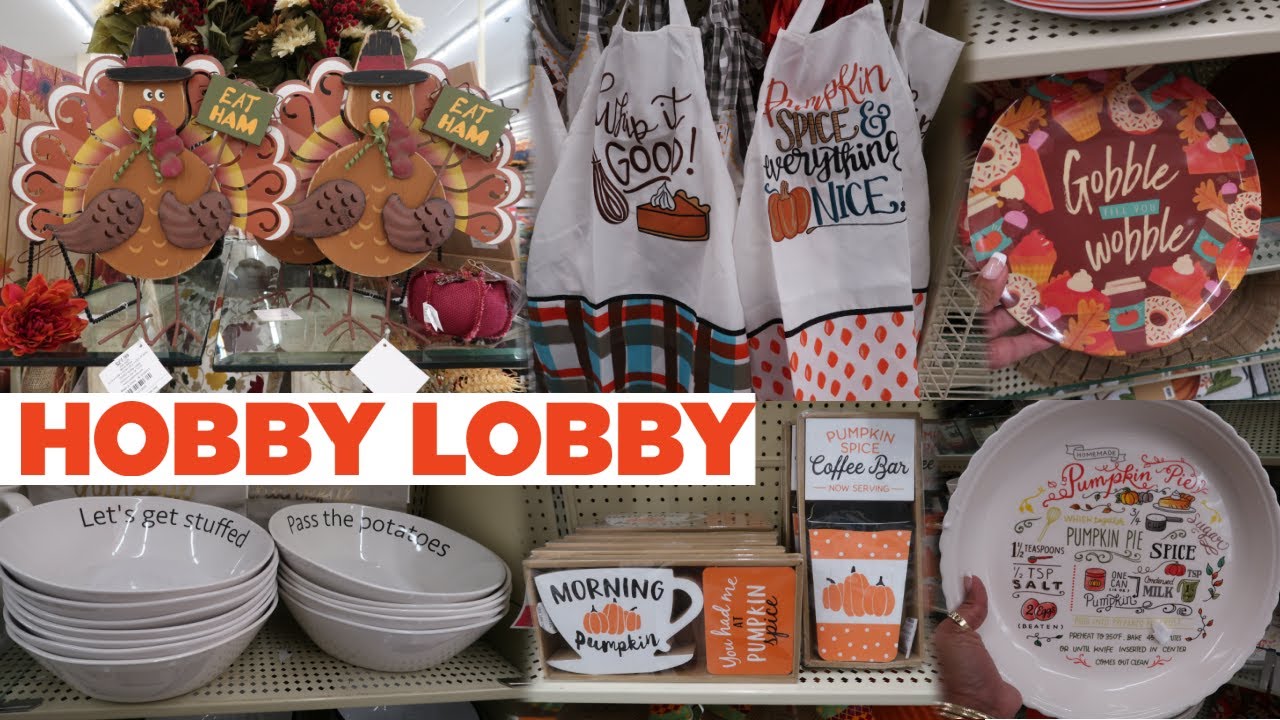 HOBBY LOBBY * FALL DECOR 2022 - YouTube