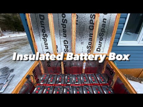 Insulating my (OFF-GRID) Battery Box with R5 rigid foam. - YouTube