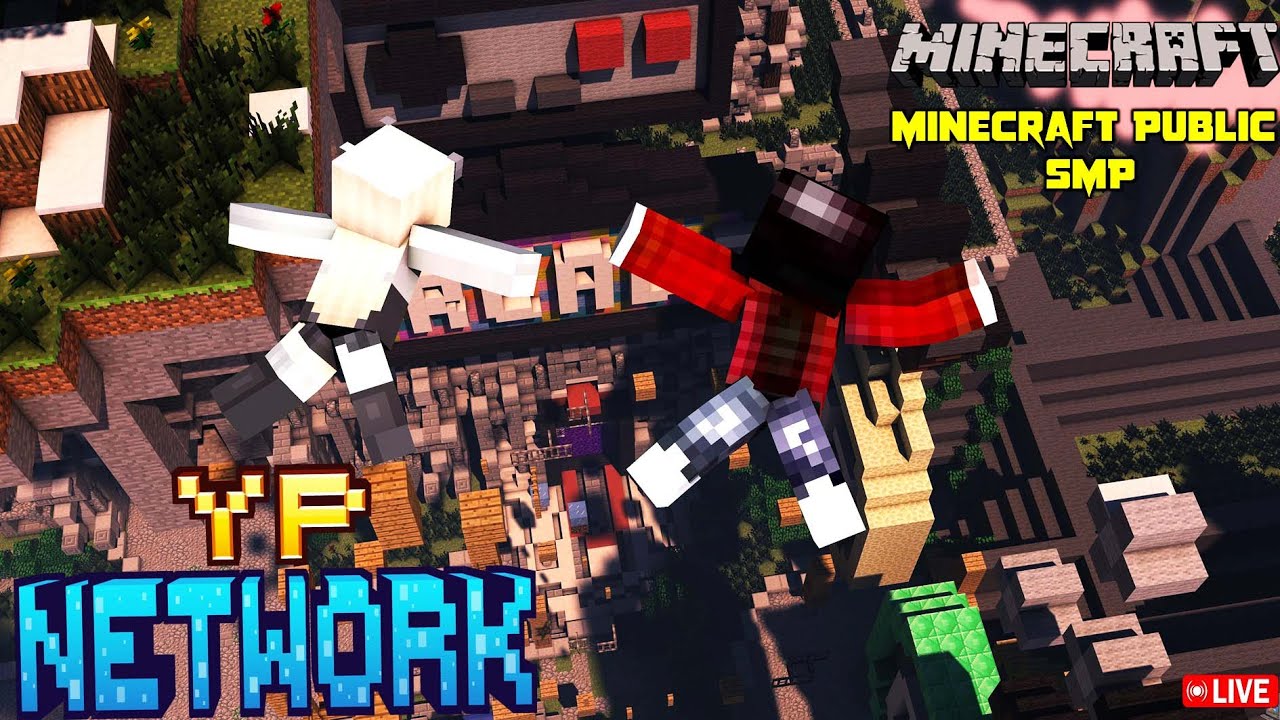 Let's Have Fun In Minecraft With Me ! 24/7 Public SMP ! Java+Pe ...