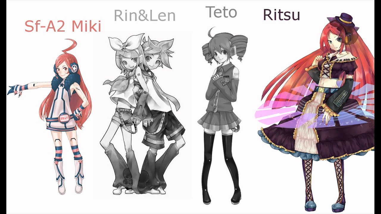 Miki Rin Len Teto Ritsu ★ Romantic night [Miki Miki ★Romantic night ...