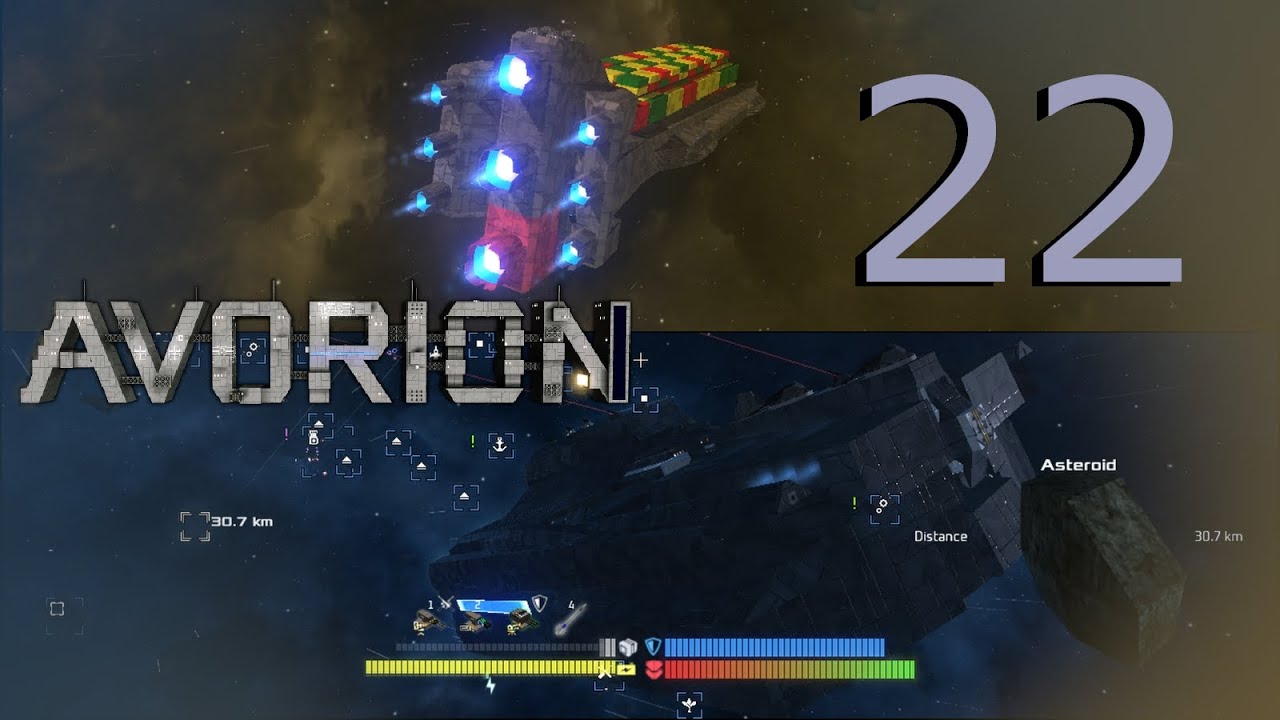 Avorion gameplay. Episode 22. Upgrading Ravin and redoing cargo ship ...
