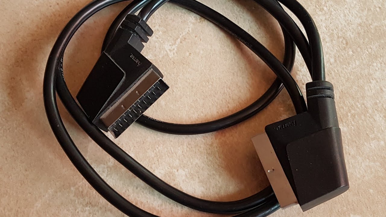 SCART cable а.С.м - YouTube