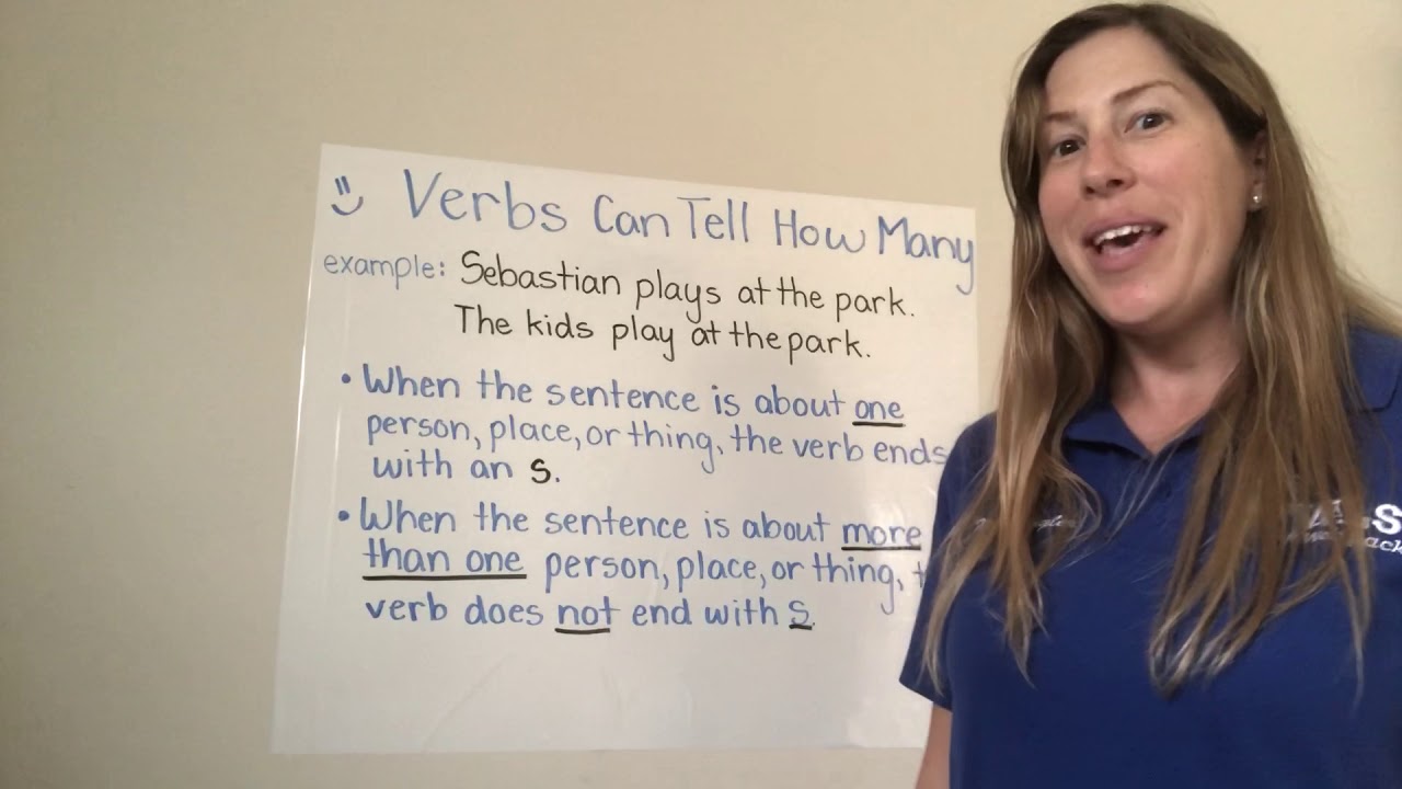 Verbs Can Tell How Many - YouTube